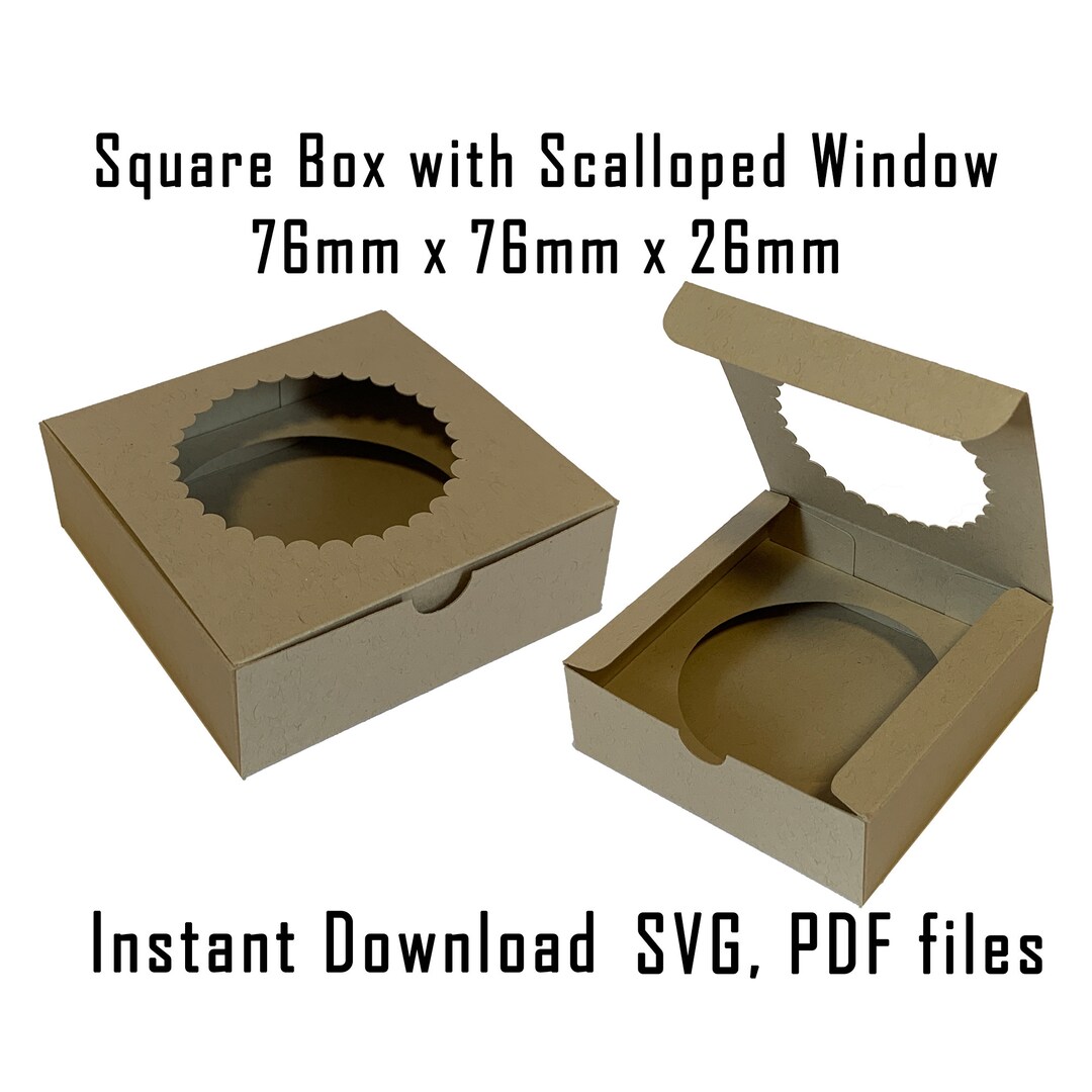 Single Wax Pot Box, Downloadable Template, Instant Download, Cricut Box ...