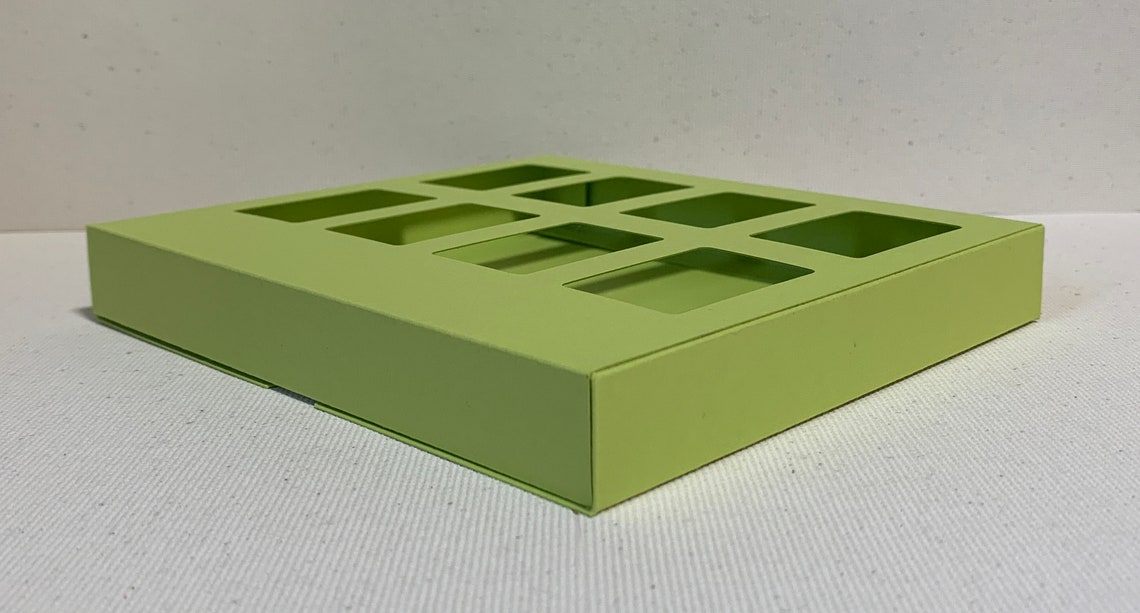 Downloadable Box Template 8 Cell Clamshell Box Gift Box | Etsy