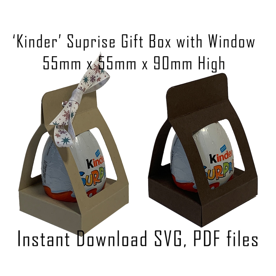 Downloadable Box Template Surprise Egg Gift Box Easter Gift - Etsy