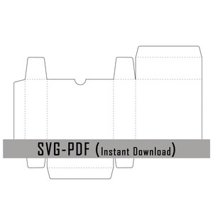 Downloadable Box Template, Instant Download, Cricut Box Template, Gift ...