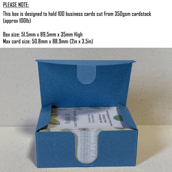 Business Card Box Template