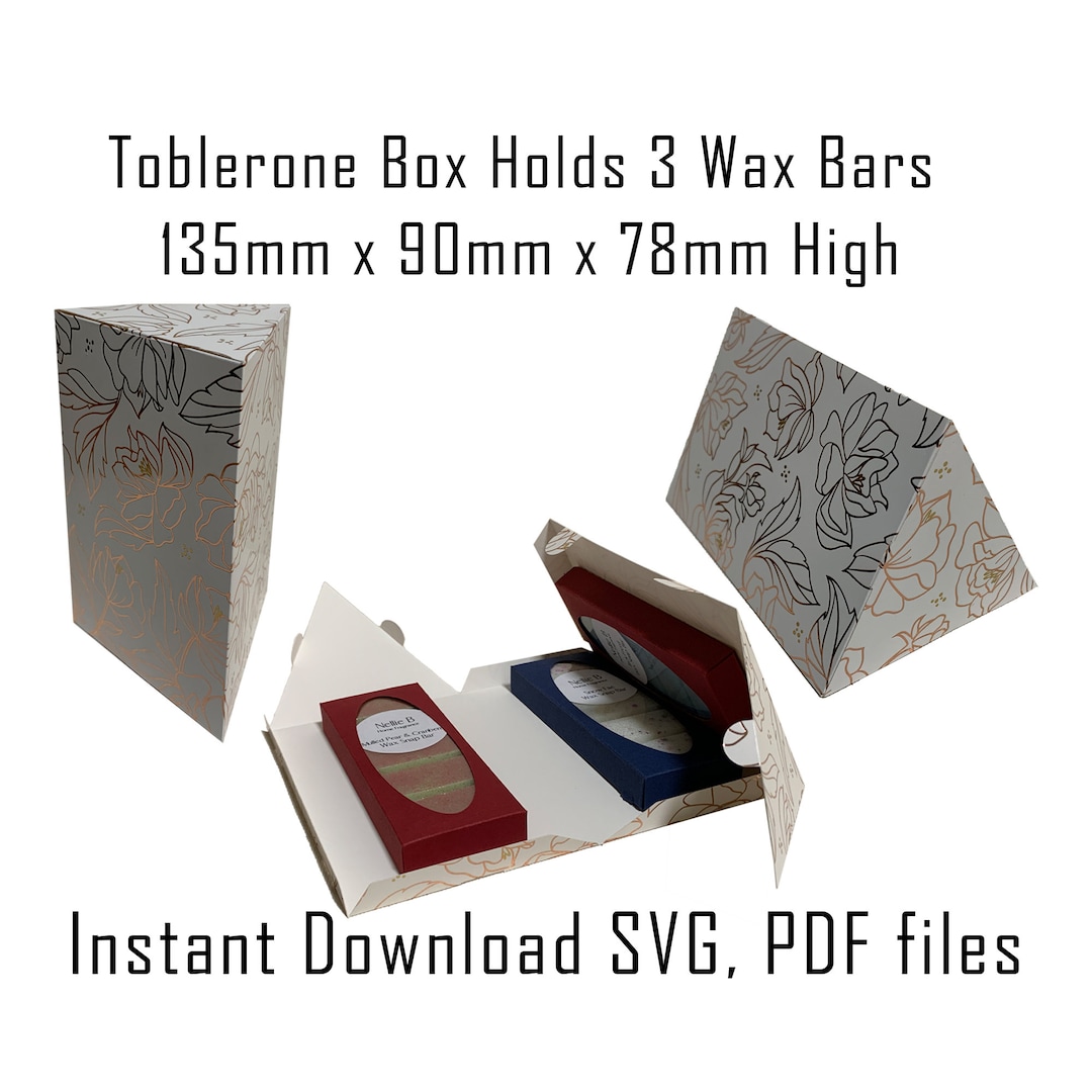 Downloadable Box Template, 5 Cell, 10 Cell, Wax Bar Gift Box, Instant ...