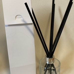 Tapered Reed Diffuser Box Template With Window, SVG, PDF (digital ...