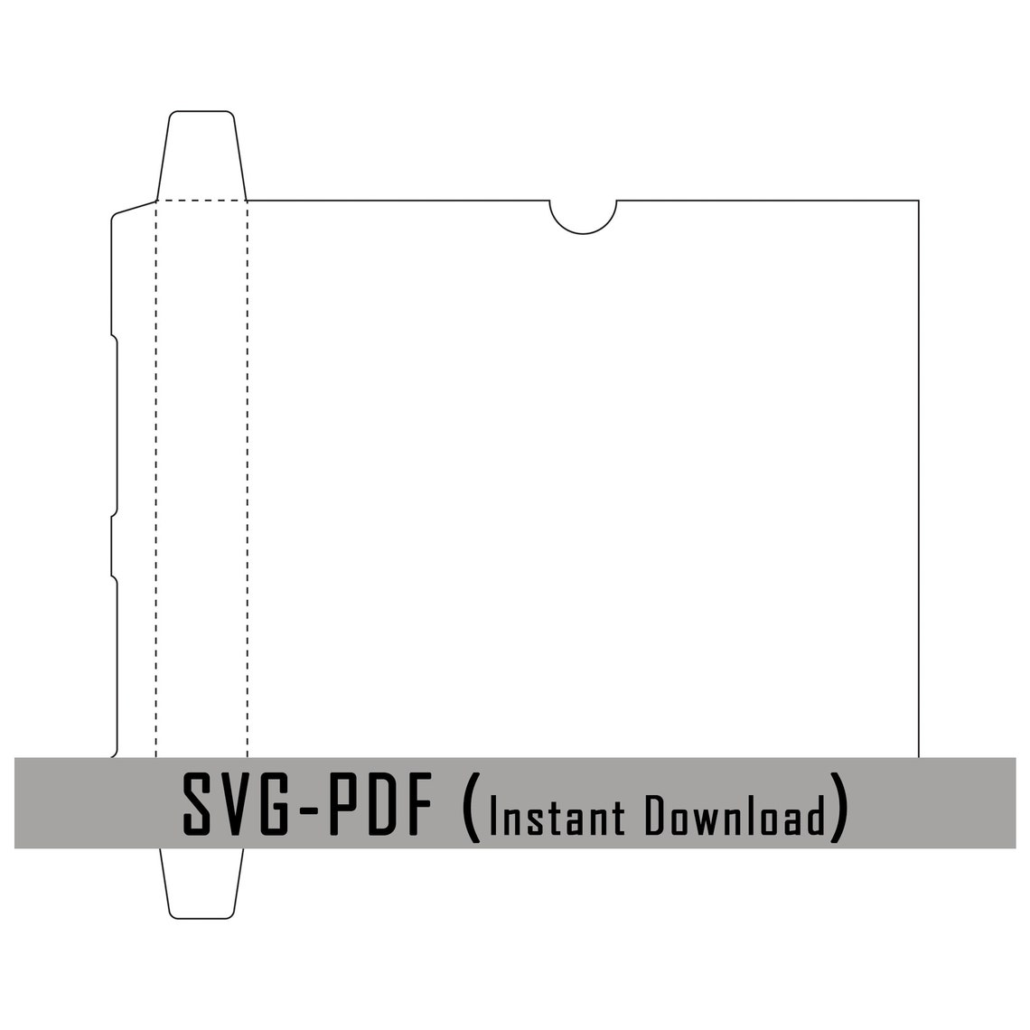 Downloadable Box Template 8 Cell Clamshell Box Gift Box | Etsy