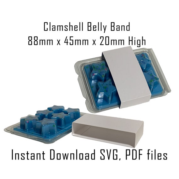 Downloadable Sleeve Template Clamshell Belly Band Packing - Etsy Australia