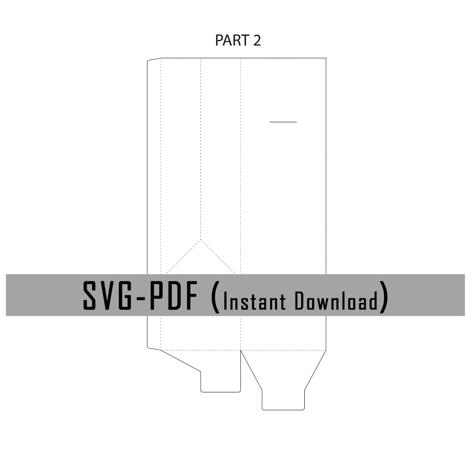 Downloadable Box Template, Instant Download, Cricut Box Template ...