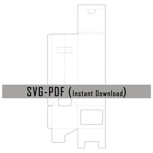 Downloadable Box Template, Instant Download, Cricut Box Template ...