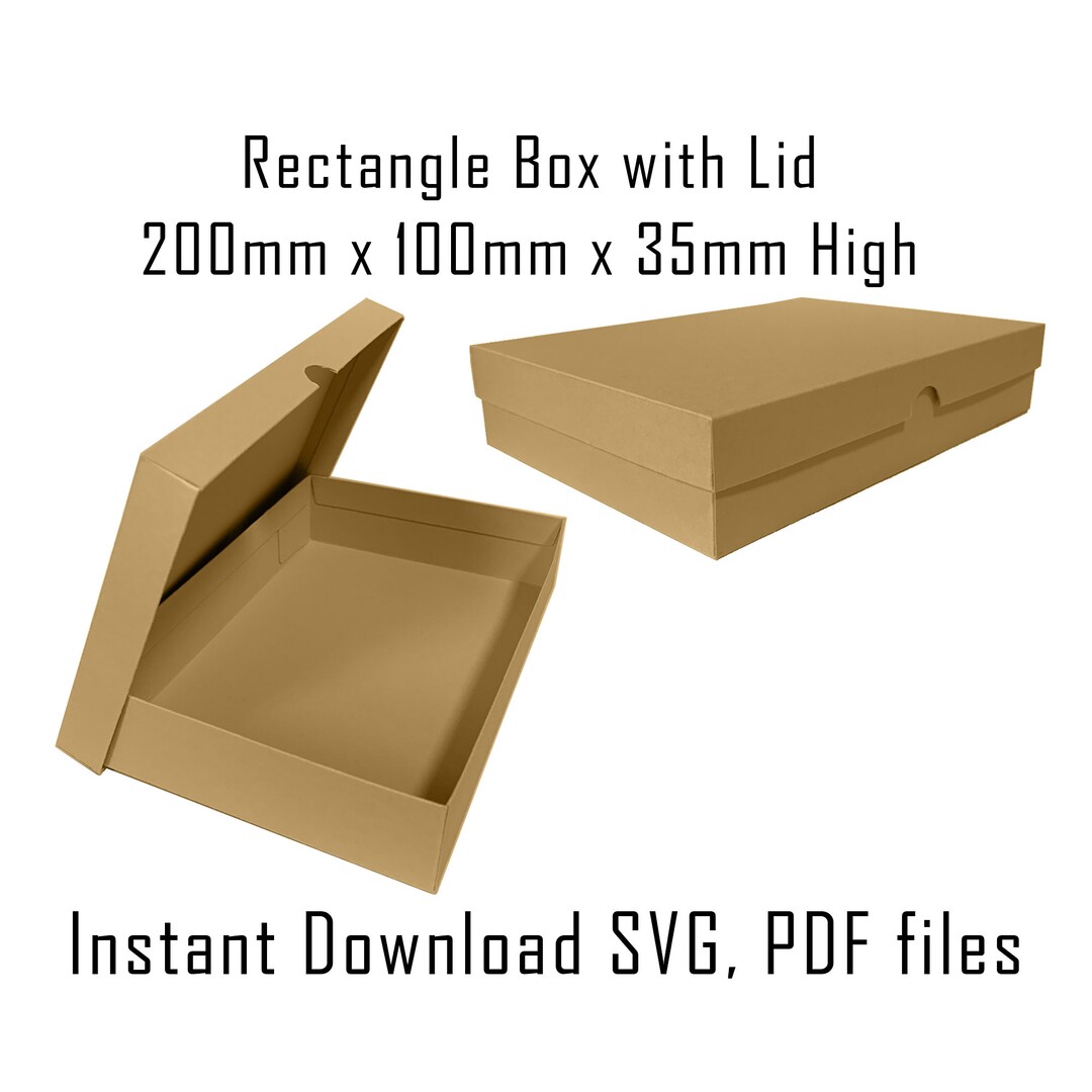 Downloadable Box Template, Instant Download, Cricut Box Template ...