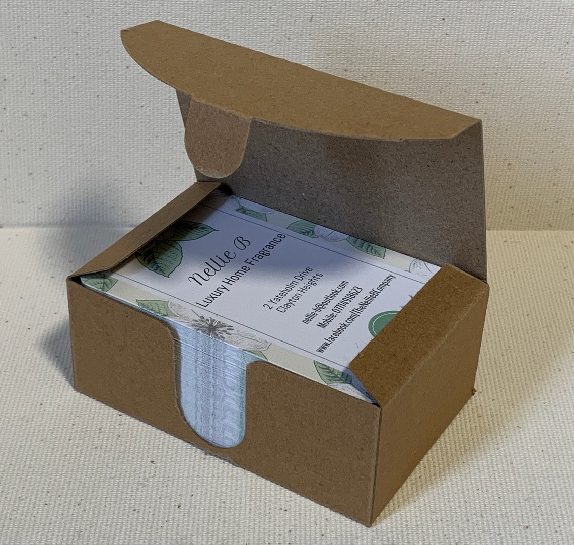 Business Card Box Template, Downloadable Box Template, Instant Download ...