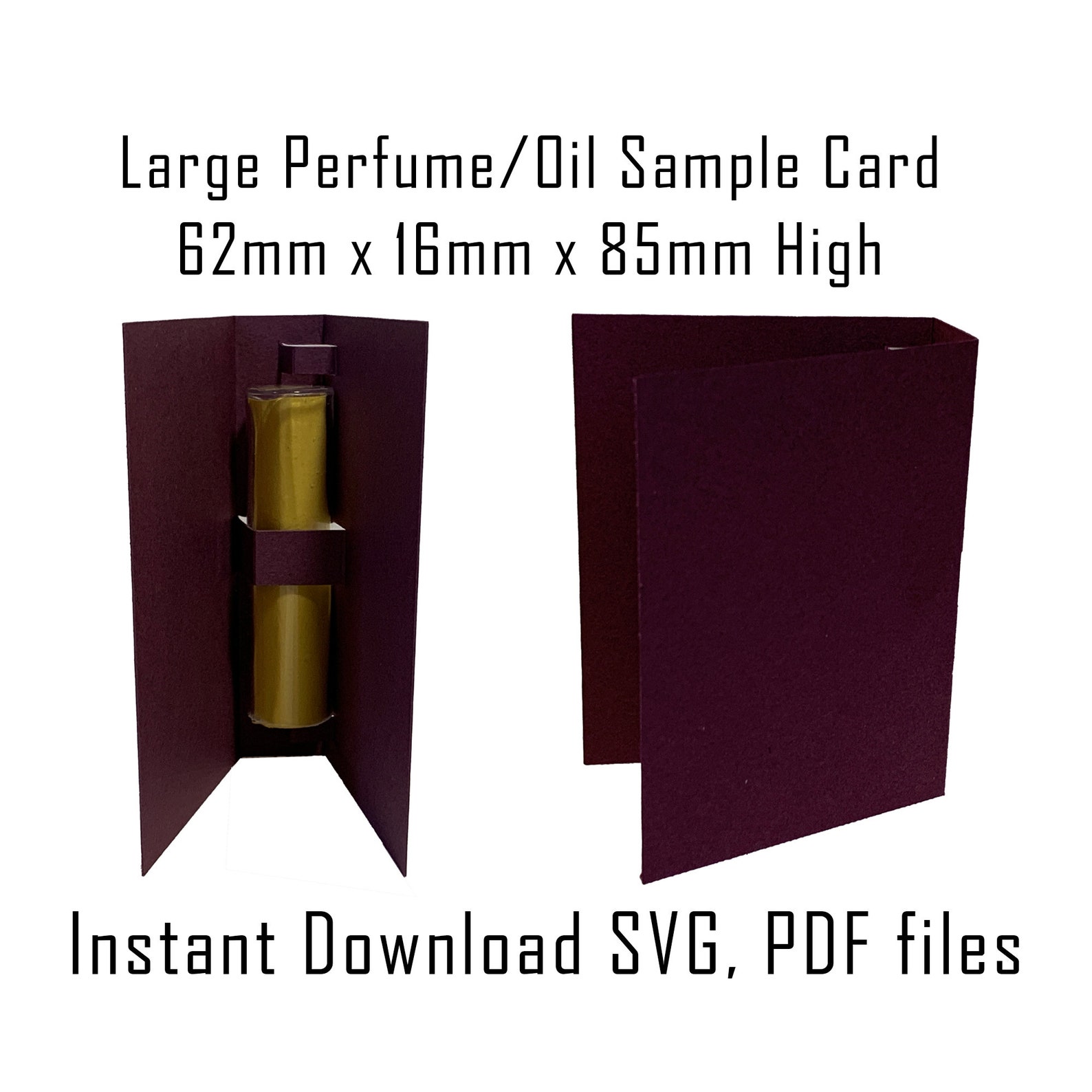 Downloadable Box Template Sample Card Instant Download | Etsy