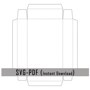 Wax Pot Box Gift Box, Downloadable Template, Instant Download, Cricut ...