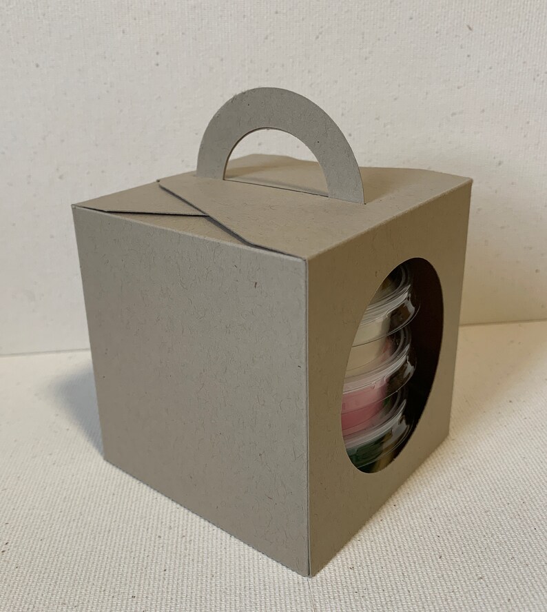 Wax Pot Box Wax Pot Gift Box Downloadable Template Instant - Etsy