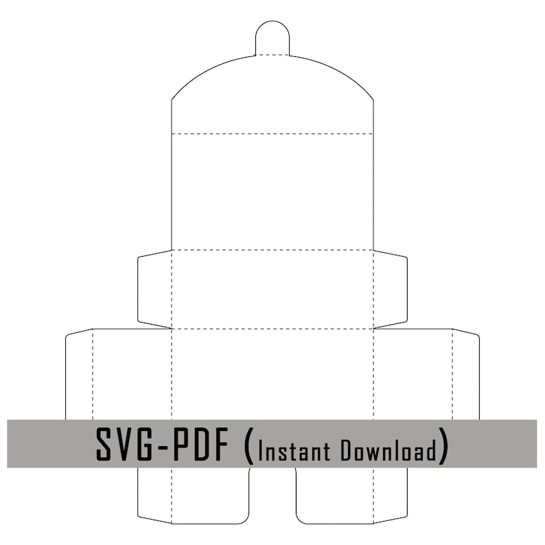 Business Card Box Template, Downloadable Box Template, Instant Download ...