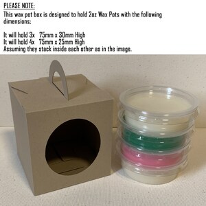 Wax Pot Box, Wax Pot Gift Box, Downloadable Template, Instant Download ...