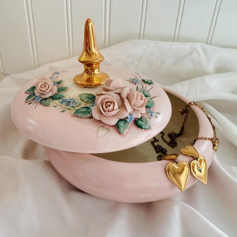 Ceramic Jewelry Box - Etsy