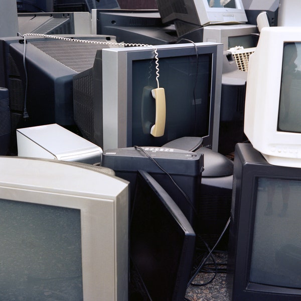 Electronic Recycling Art - Etsy