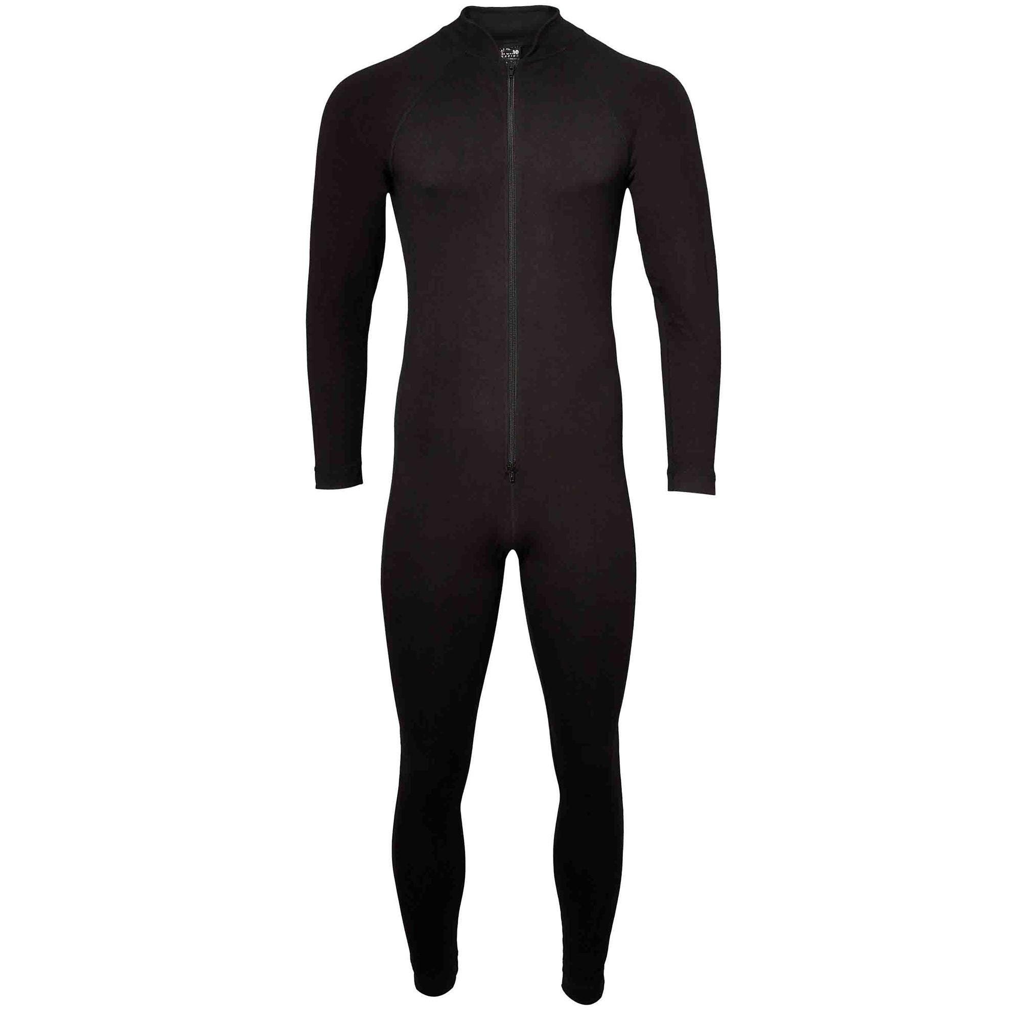 Stealth One Piece Under Suit All in One Base Layer - Men's All Black ...