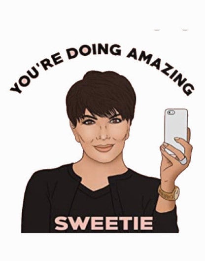 You're Doing Amazing Sweetie Poster,encouragement Poster,famous Saying ...