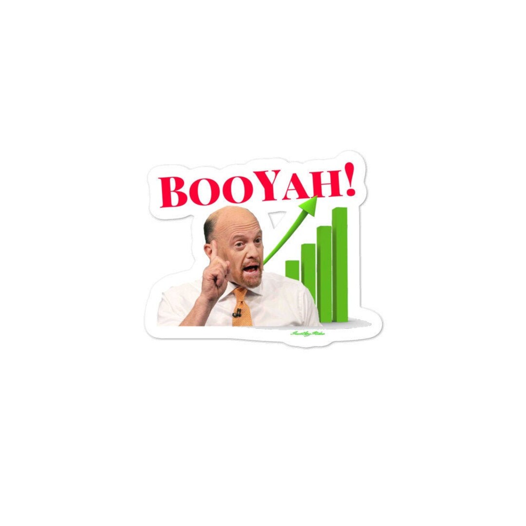 Jim Cramer Sticker Booyah Jim Cramer Custom Photo Stickers - Etsy