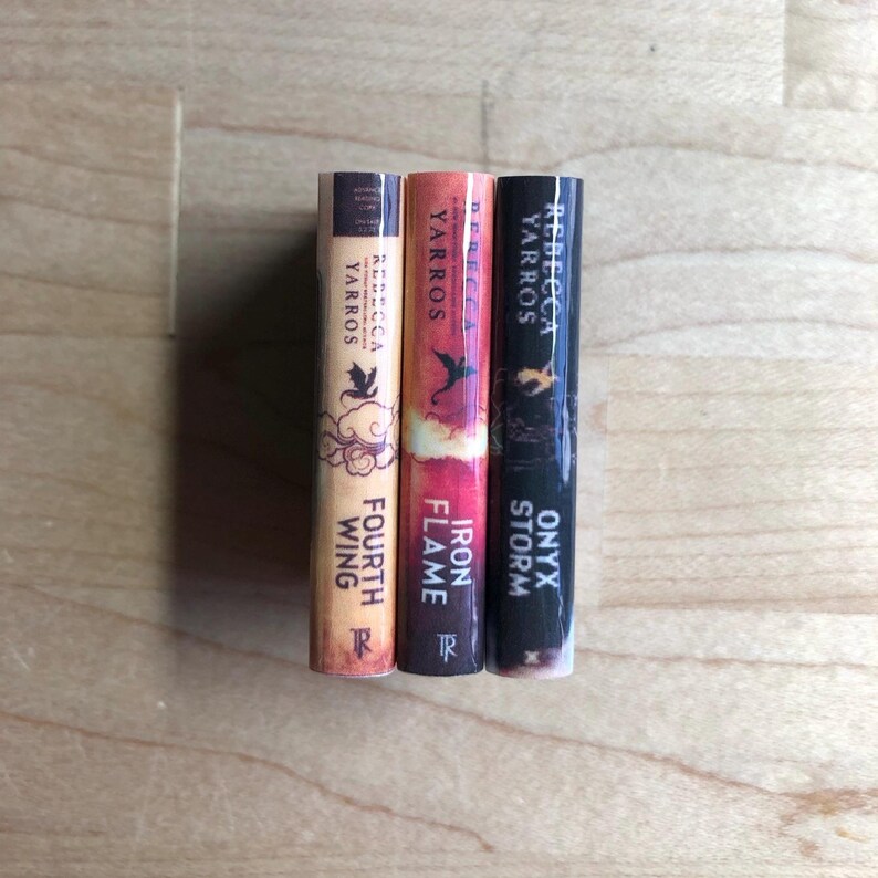 Fourth Wing Collection - 3d-printed Mini Books - Etsy