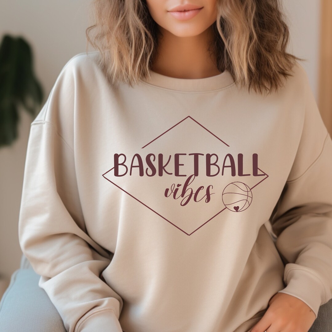 Basketball Vibes SVG PNG Digital File - Etsy