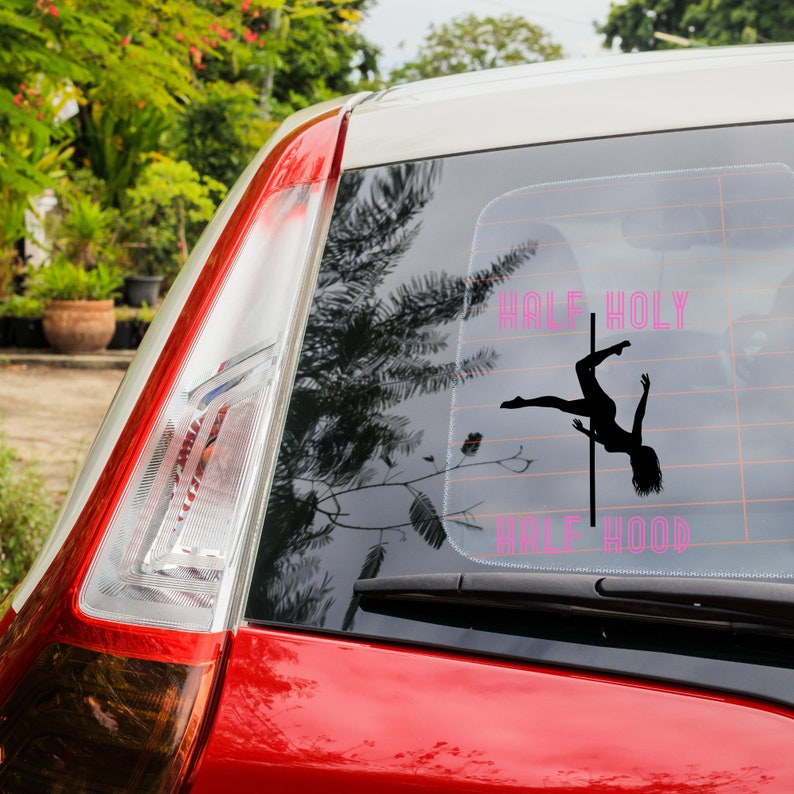 Half Holy Half Hood SVG PNG | Stripper Silhouette SVG | Funny | Night ...