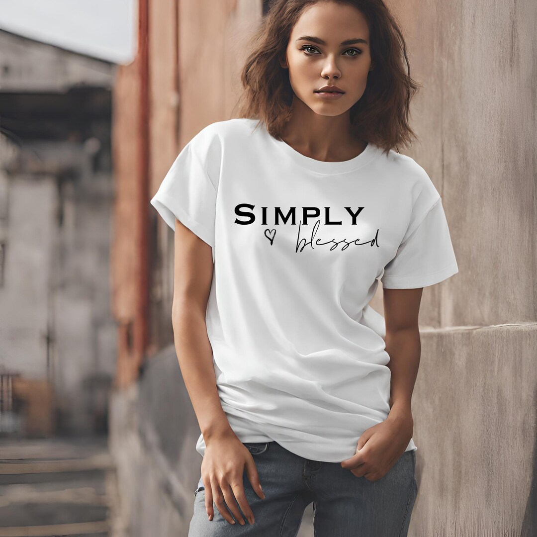 Simply Blessedsvg PNG | Blessed | Blessed Beyond Measure | Digital ...