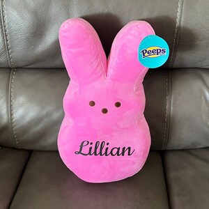 Extra Large 15” Personalized Plush Easter Peeps, Personalized Easter ...