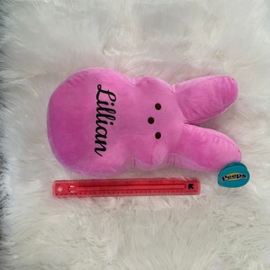 Extra Large 15” Personalized Plush Easter Peeps, Personalized Easter ...