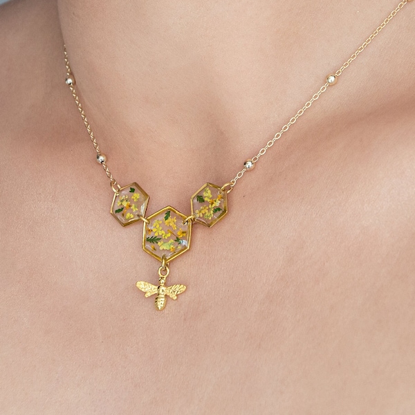Bee Necklace - Etsy