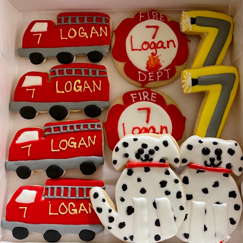 Fireman Cookies - Etsy