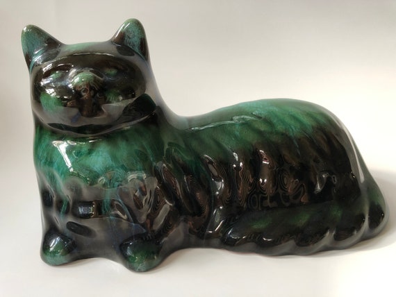 Blue Mountain Pottery Cat Figurine 1970s Made in Canada | Etsy