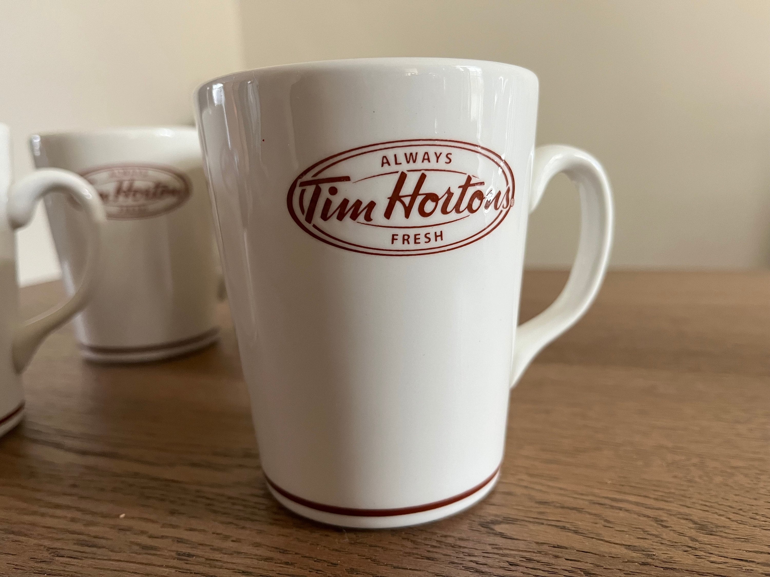Set of 2 Tim Hortons Coffee Mugs by Steelite England 10 Oz. - Etsy