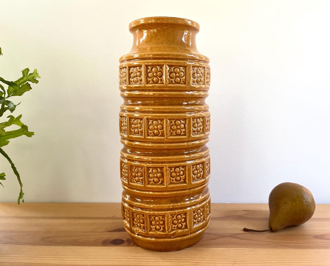 MCM West German Scheurich Pottery Vase, 268-30 | Germany 1960s | Mid ...