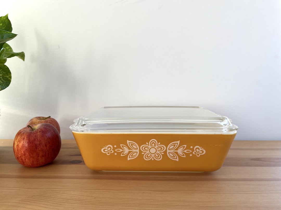 Vintage Pyrex Glass Ovenware Dish With Glass Lid | Made in USA 1970s ...