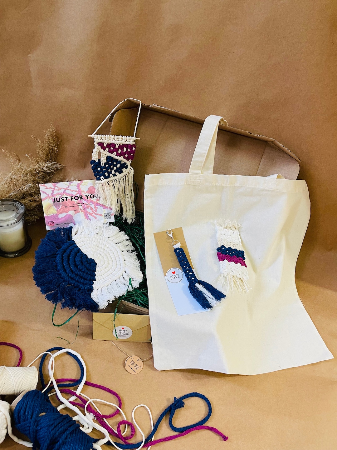 Boho Gift Box, Gift Box for Her, Gift Box Macrame - Etsy