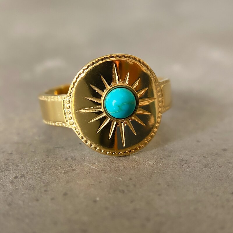 Turquoise Ring - Etsy