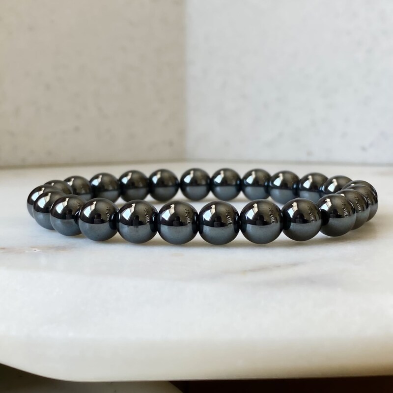 Hematite Bracelet - Etsy