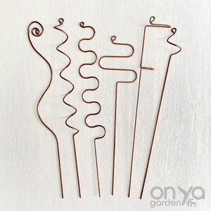 Long Plant Sticks, Copper Large Plant Stick, Decorative Plant Stakes ...