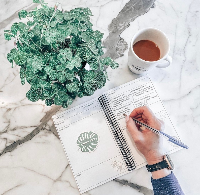 Plant Journal House Plant Diary Plant Care Journal Plant - Etsy