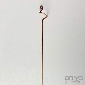 Tall Plant Supports, Large Plant Stakes, XL Copper Plant Stick, 24" or ...