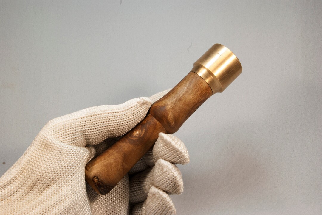Carvers Mallet Brass With Wood Handle, Handmade - Etsy