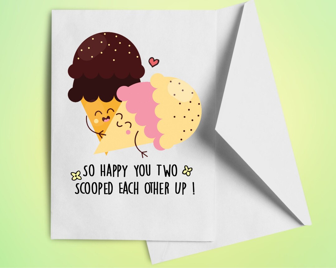 So Happy You Two Scooped Each Other Up,cute Bridal Shower. Funny ...