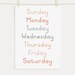 Calm Weekdays Poster, Week Days Poster, Classroom Decor, Educational ...