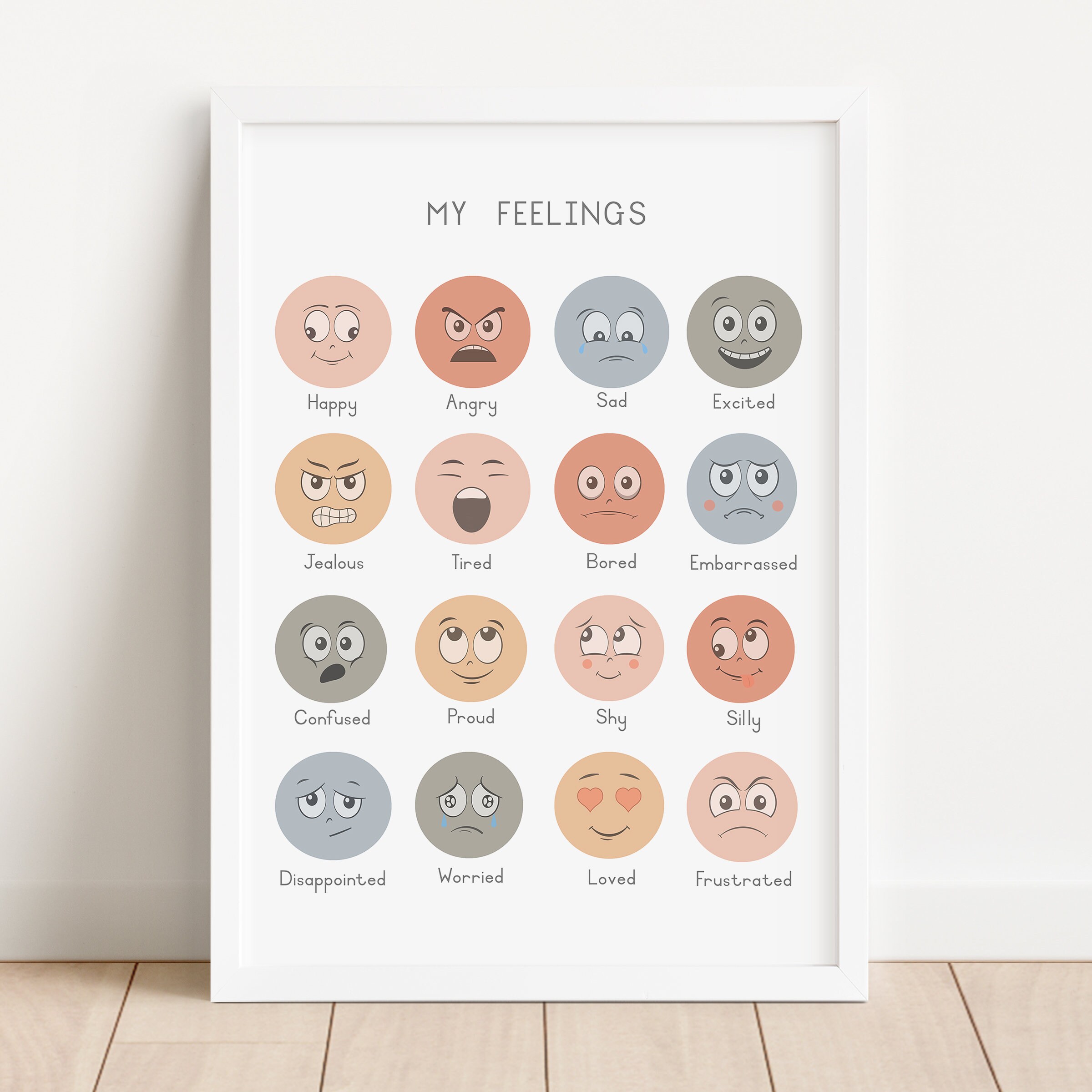 Calm Feelings Poster, Emotions Poster, Classroom Decor, Educational ...