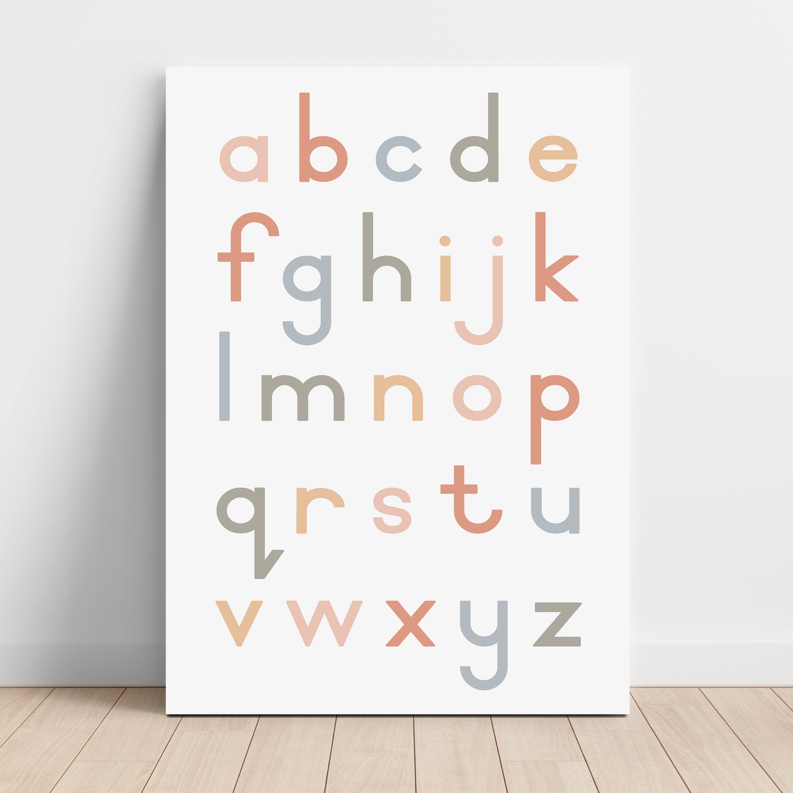 Calm Alphabet Lower Case Poster Alphabet Poster Classroom - Etsy