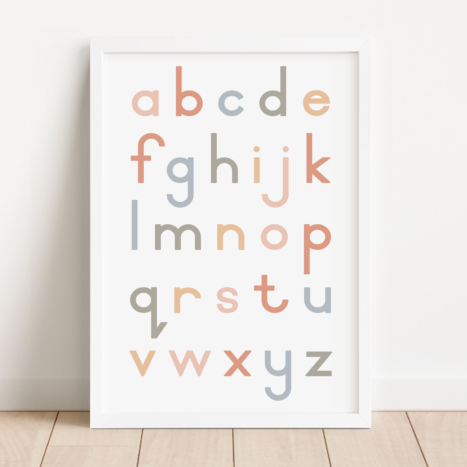 Calm Alphabet Lower Case Poster, Alphabet Poster, Classroom Decor ...