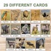 Safari Animals • Printable Flash Cards • 3 Part Cards • Montessori ...