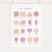 Pastel Shapes Poster, Classroom Decor, Educational Print, Montessori ...