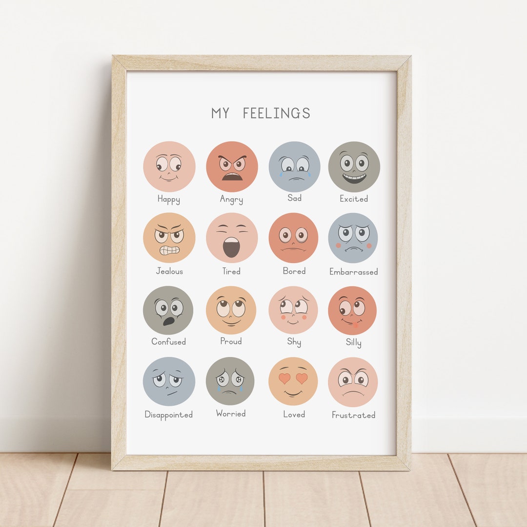 Calm Feelings Poster, Emotions Poster, Classroom Decor, Educational ...